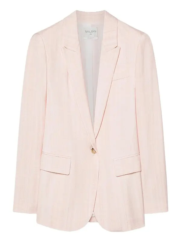 FORTE_FORTE Single-breasted Blazer - Alba