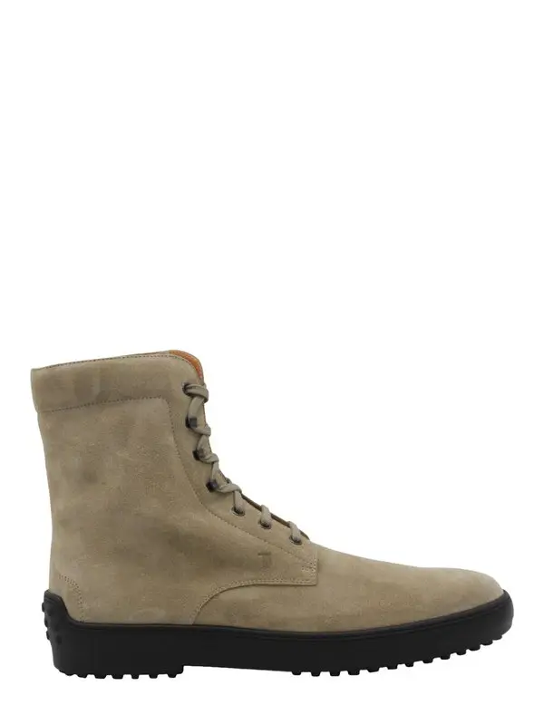 TOD'S Lace-up Combat Boots - Brown