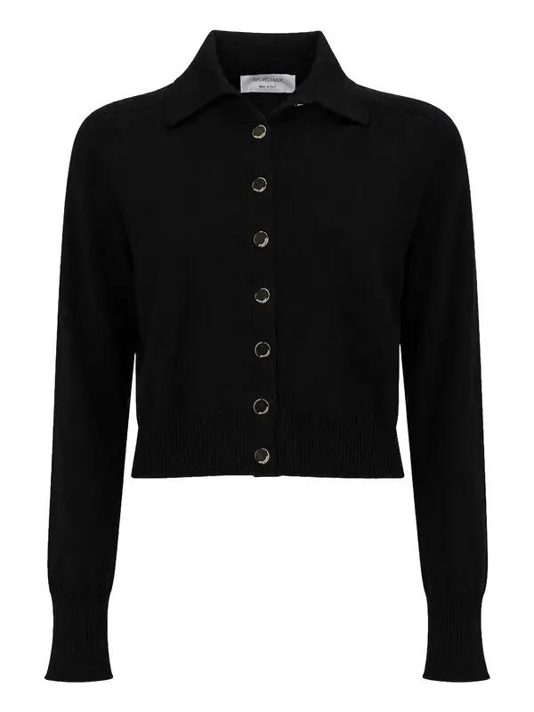 Sportmax Lirica" Cardigan In Lana - Black