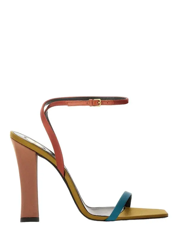 Saint Laurent Dominique High Heel Sandals - Multicolour
