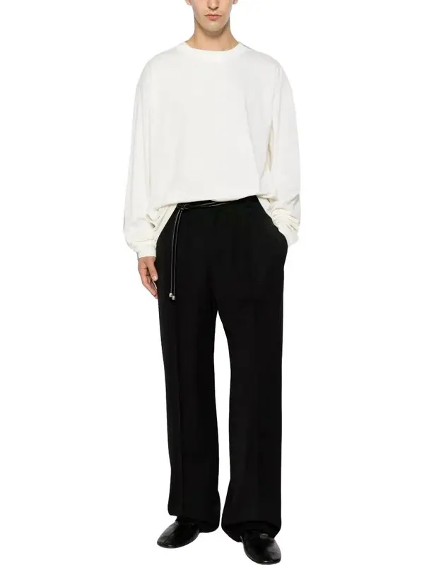 Fear Of God Essentials Crew-neck Long-sleeve Cotton T-shirt - Neutrals
