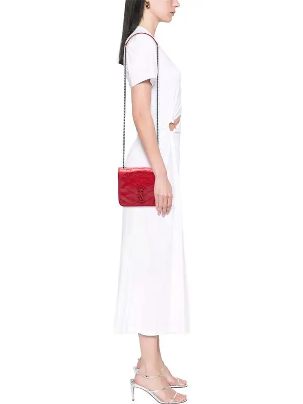 Saint Laurent Niki Wallet On Chain Crossbody Bag - Red