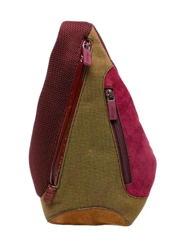 Miu Miu 2000s Paneled Crossbody Bag - Red