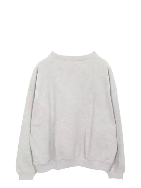 Balenciaga Logo Embroidered Sweatshirt - Grey