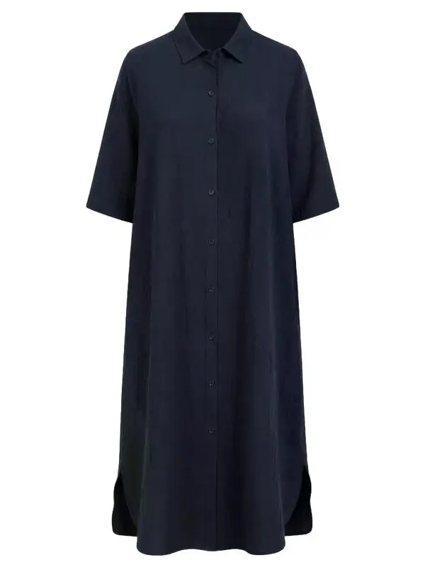 Labo.art Acca Rock Midi Shirt Dress - Blue