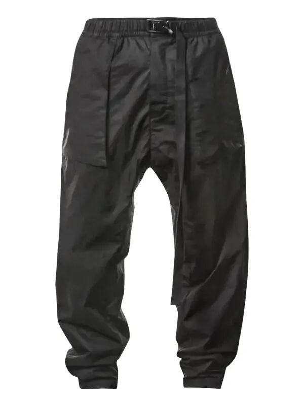 THOM KROM Drop-crotch Trousers With Buckle Fastening - Black
