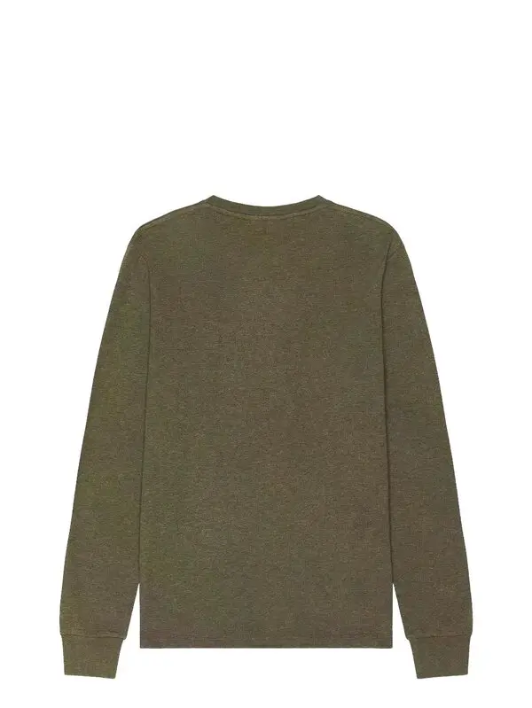 FRAME Duo Fold Crew-neck Sweatshirt - Green