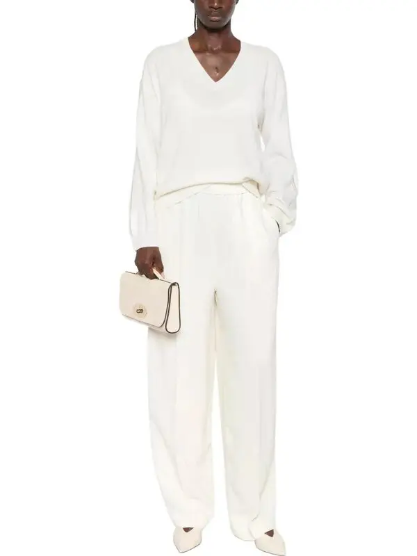 Fabiana Filippi Elasticated Waistband Trousers - Neutrals