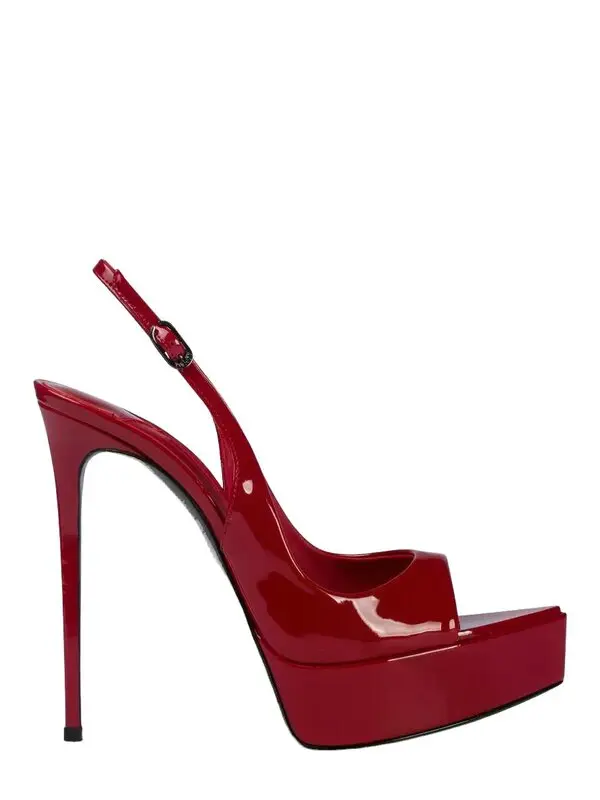 LE SILLA Uma Slingback Sandals - Red