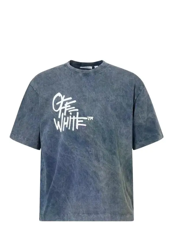 Off-White Skate Logo-print T-shirt - Blue