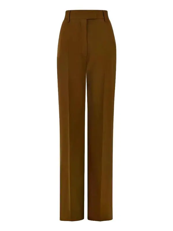 FERRAGAMO Tailored Chevron Trousers - Brown