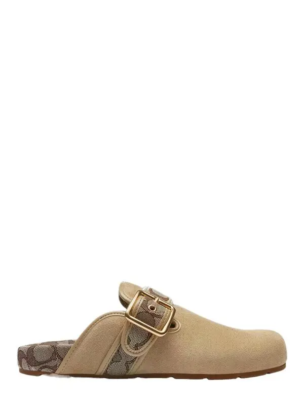 COACH Monogram Pattern Mules - Neutrals