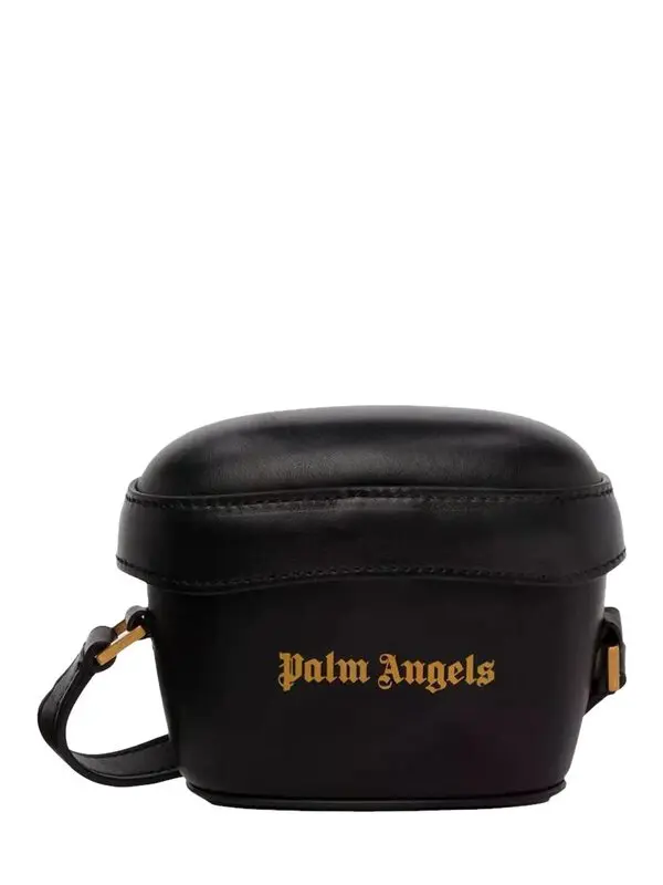 Palm Angels Mini Padlock Crossbody Bag - Black
