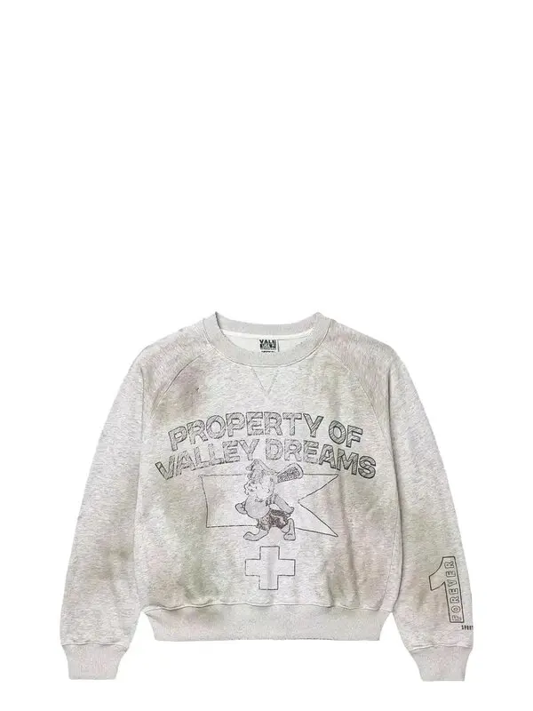 VALE FOREVER Graphic-print Sweatshirt - Grey