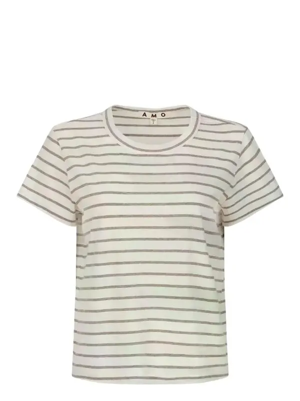 AMO Striped T-shirt - Neutrals