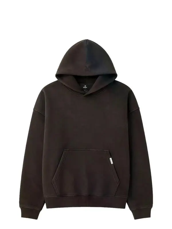 REPRESENT Logo Embroidered Hoodie - Brown