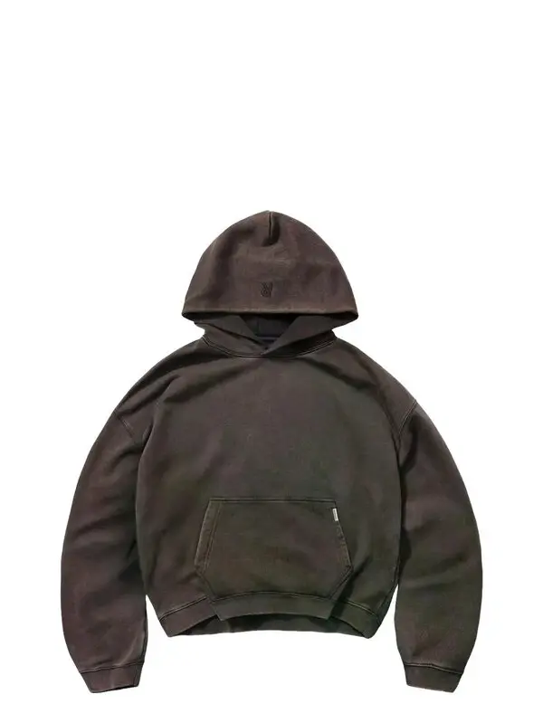REPRESENT Logo Embroidered Hoodie - Brown