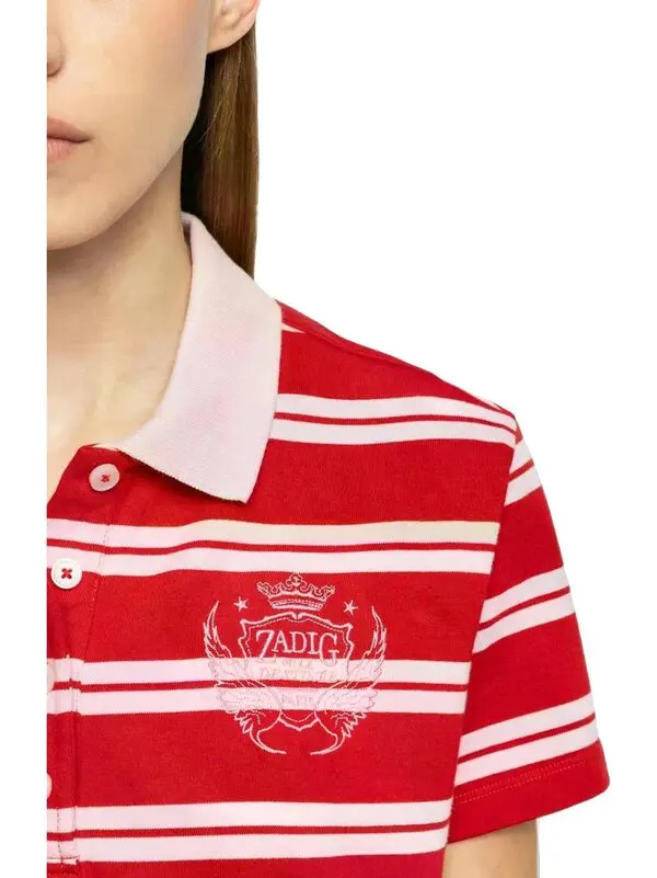 Zadig&Voltaire Mirta Polo Shirt - Red
