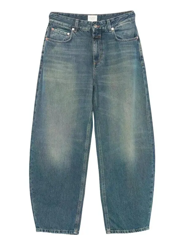 Closed Jazzie Faded Barrel-leg Jeans - Blue