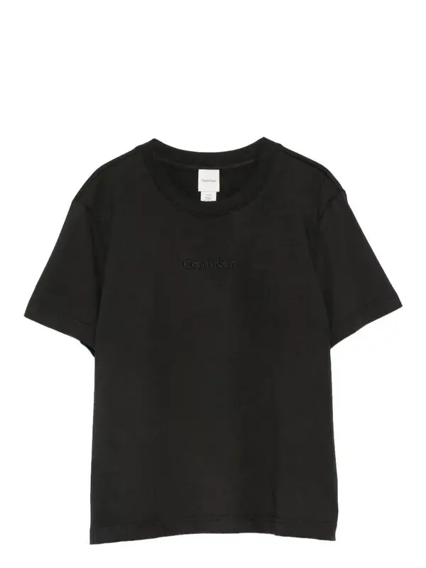 Calvin Klein Embroidered T-shirt - Black