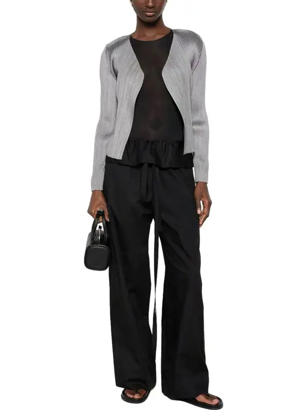 Issey Miyake Pleated Jacket - Grey