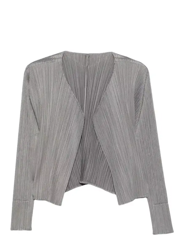 Issey Miyake Pleated Jacket - Grey