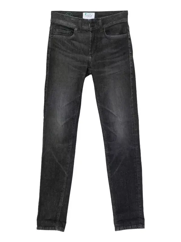 DONDUP Slim Cut Faded Effect Jeans - Grey