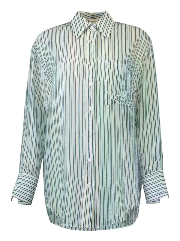 ASTON STUDIO Striped Shirt - Blue