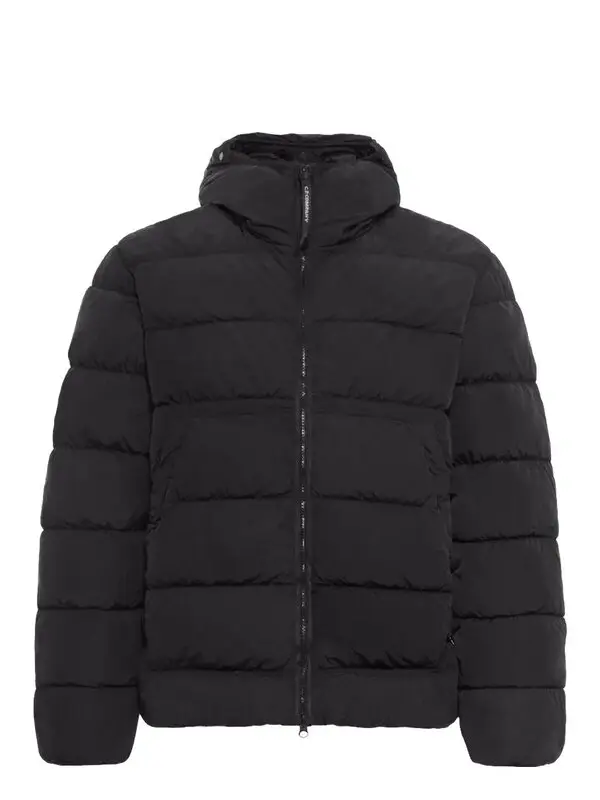 C.P. COMPANY Chrome-r Goggle Padded Jacket - Black