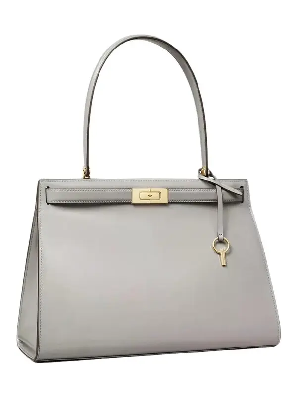 Tory Burch Classic Lee Radziwill Small Tote Bag - Grey