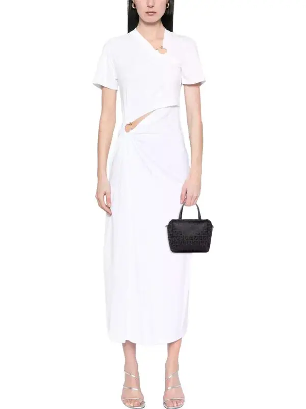Fendi Mini Zucchino Canvas Handbag - Black