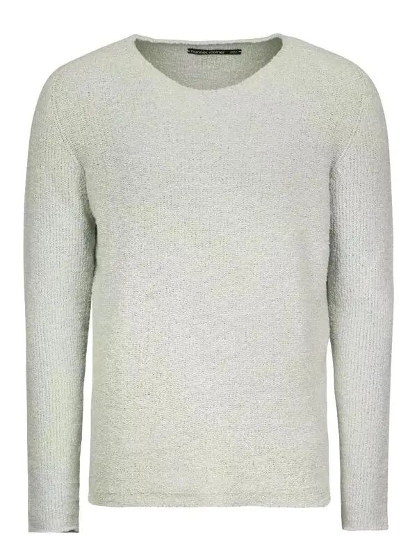 HANNES ROETHER Long-sleeve Ribbed Sweater - Grey