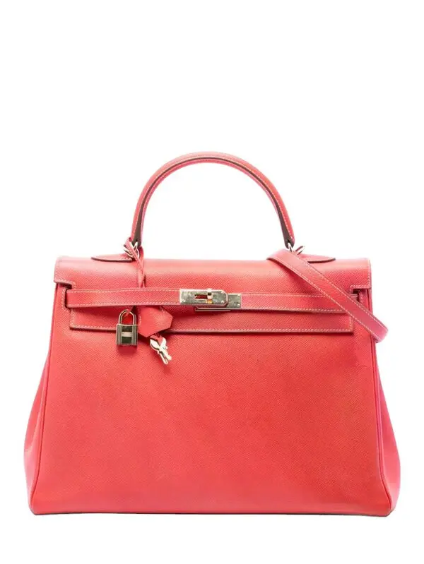 Hermès Kelly Ii Retourne 35 Satchel - Pink