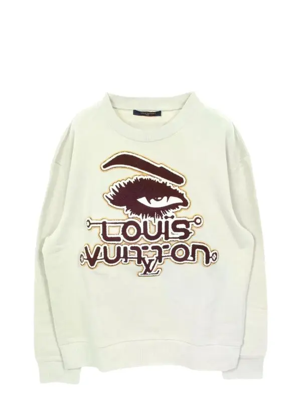 LOUIS VUITTON Embroidered Logo Sweatshirt - Green