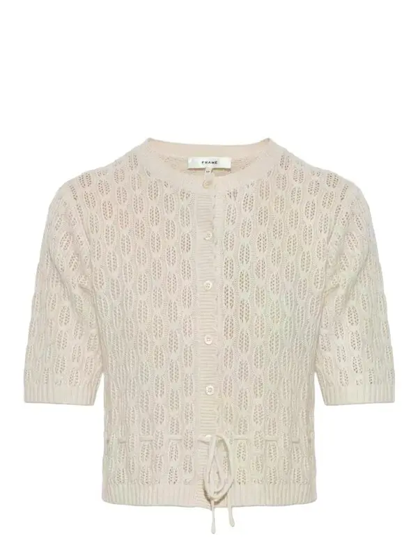 FRAME The Clover Cardigan - Neutrals