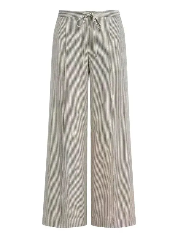 KULSON Rory Striped Wide-leg Track Pants - Neutrals