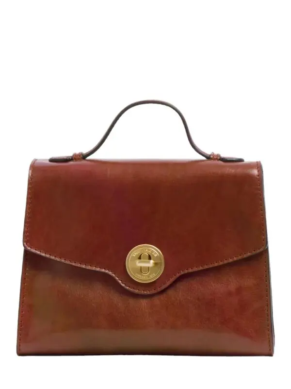 THE BRIDGE Leather Tote Bag - Brown