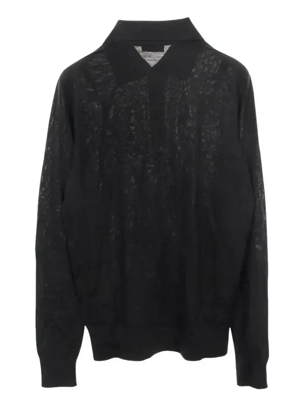 Dior Long-sleeve Polo Shirt - Black