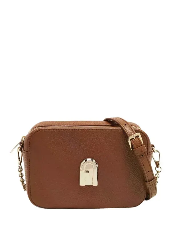 Furla Leather Camera Mini Bag - Brown