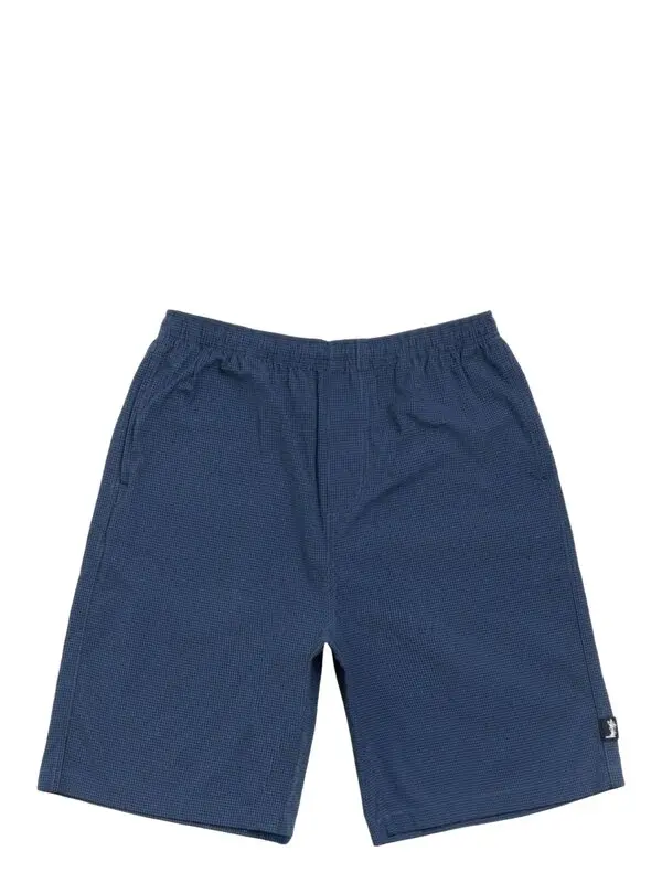 StÜssy Baggy Seersucker Beach Shorts - Blue