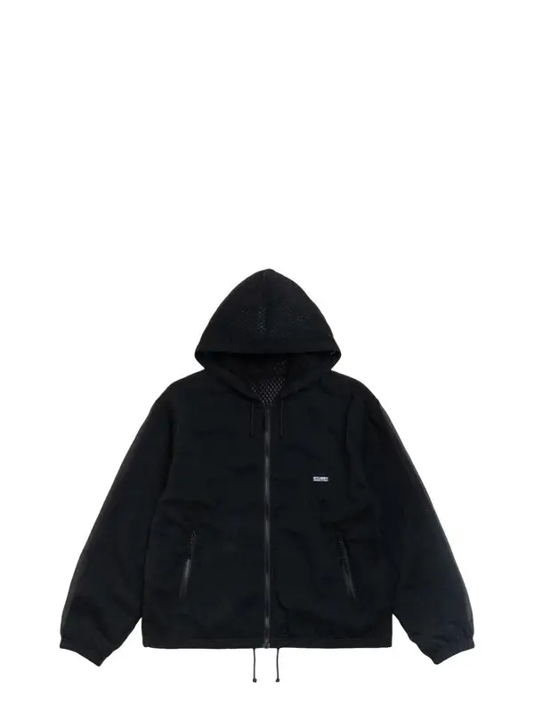 StÜssy Layered Mesh Hooded Jacket - Black