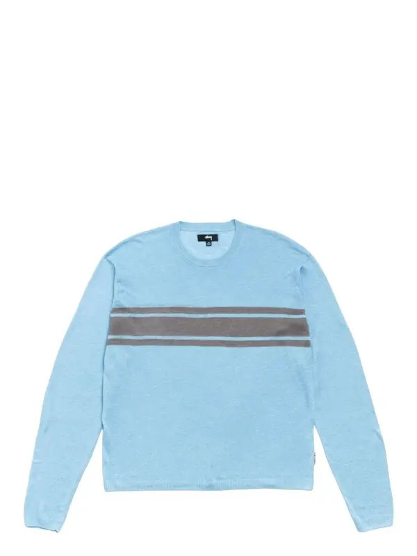 StÜssy Lightweight Striped Sweater - Blue