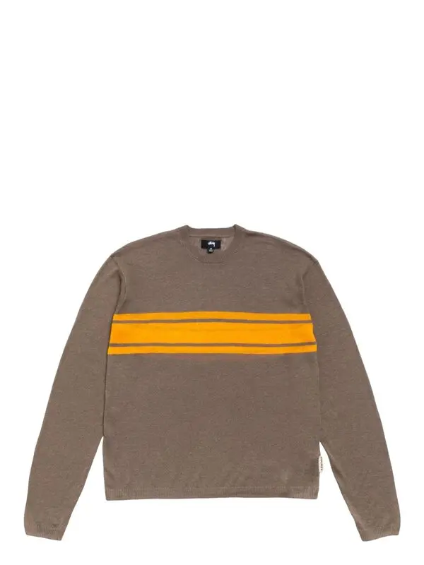 StÜssy Lightweight Striped Sweater - Brown