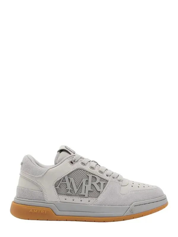 Amiri Classic Logo-appliquéd Suede Sneakers - Grey