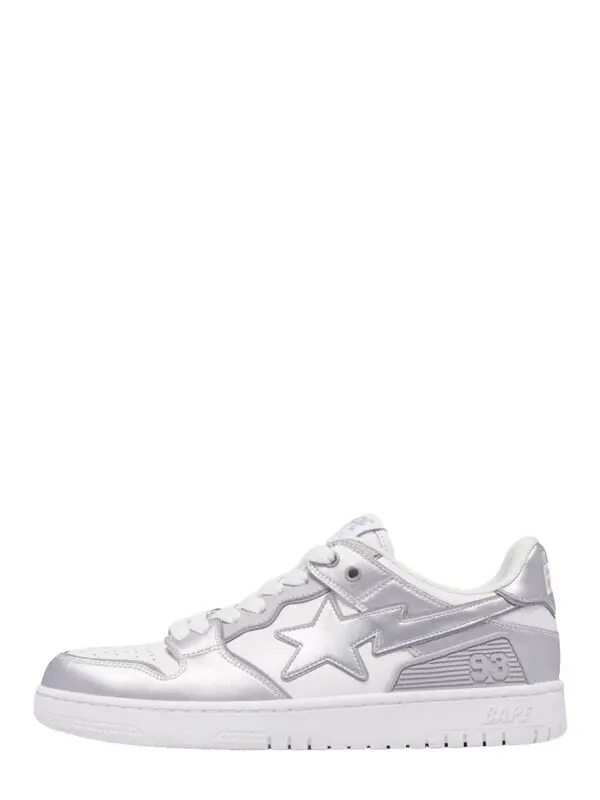 A BATHING APE Sk8 Sta #4 Sneakers - White