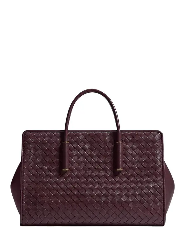 Bottega Veneta Small Barbara Tote - Deep Mahogany