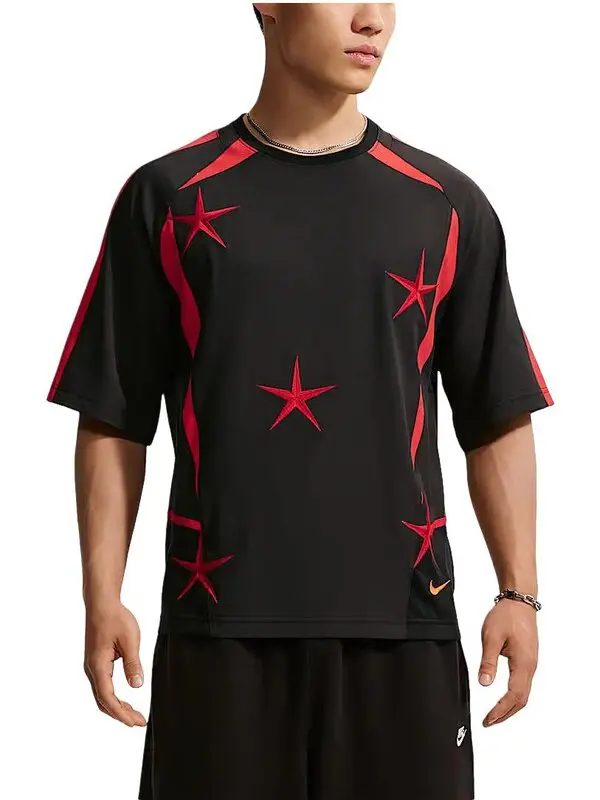 Nike Graphic Star Print Jersey - Black