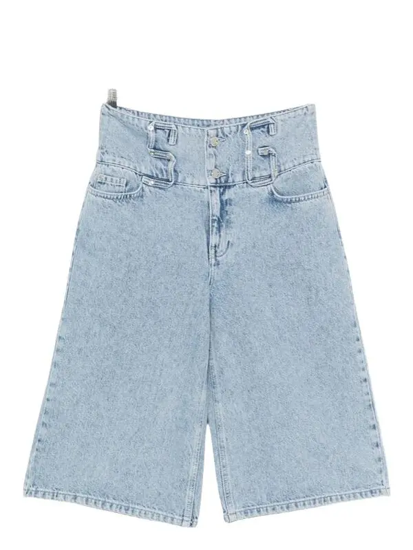Stine Goya High-waisted Denim Culottes - Denbl