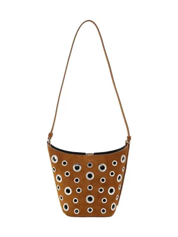 Proenza Schouler Mini Brant Suede Bucket Bag - Brown