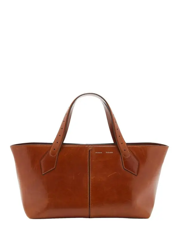 Proenza Schouler East West Chelsea Leather Tote - Brown